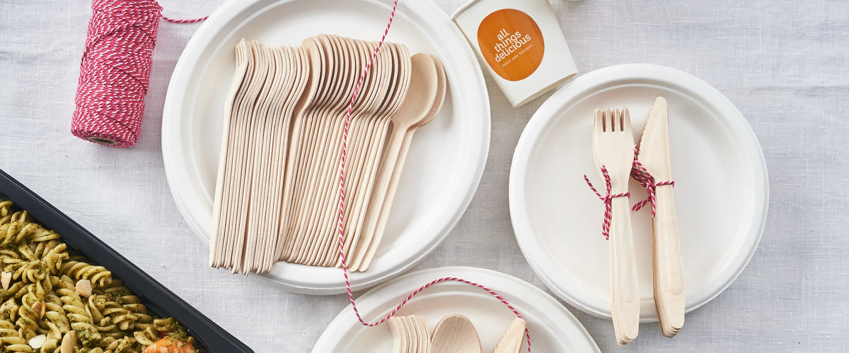 Biodegradable Plates & Cutleries – All Things Delicious