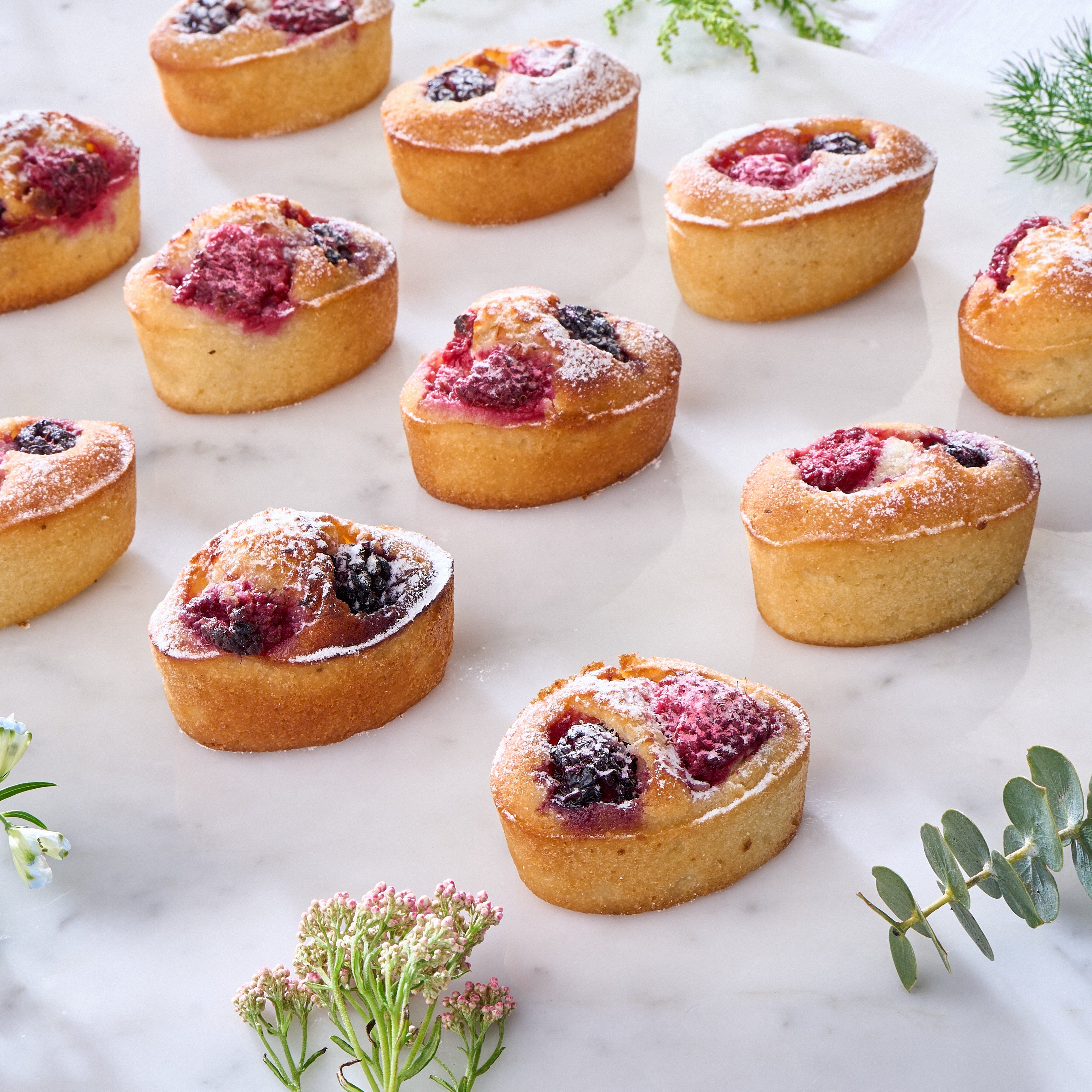 Berry Financier (Box of 12) – All Things Delicious