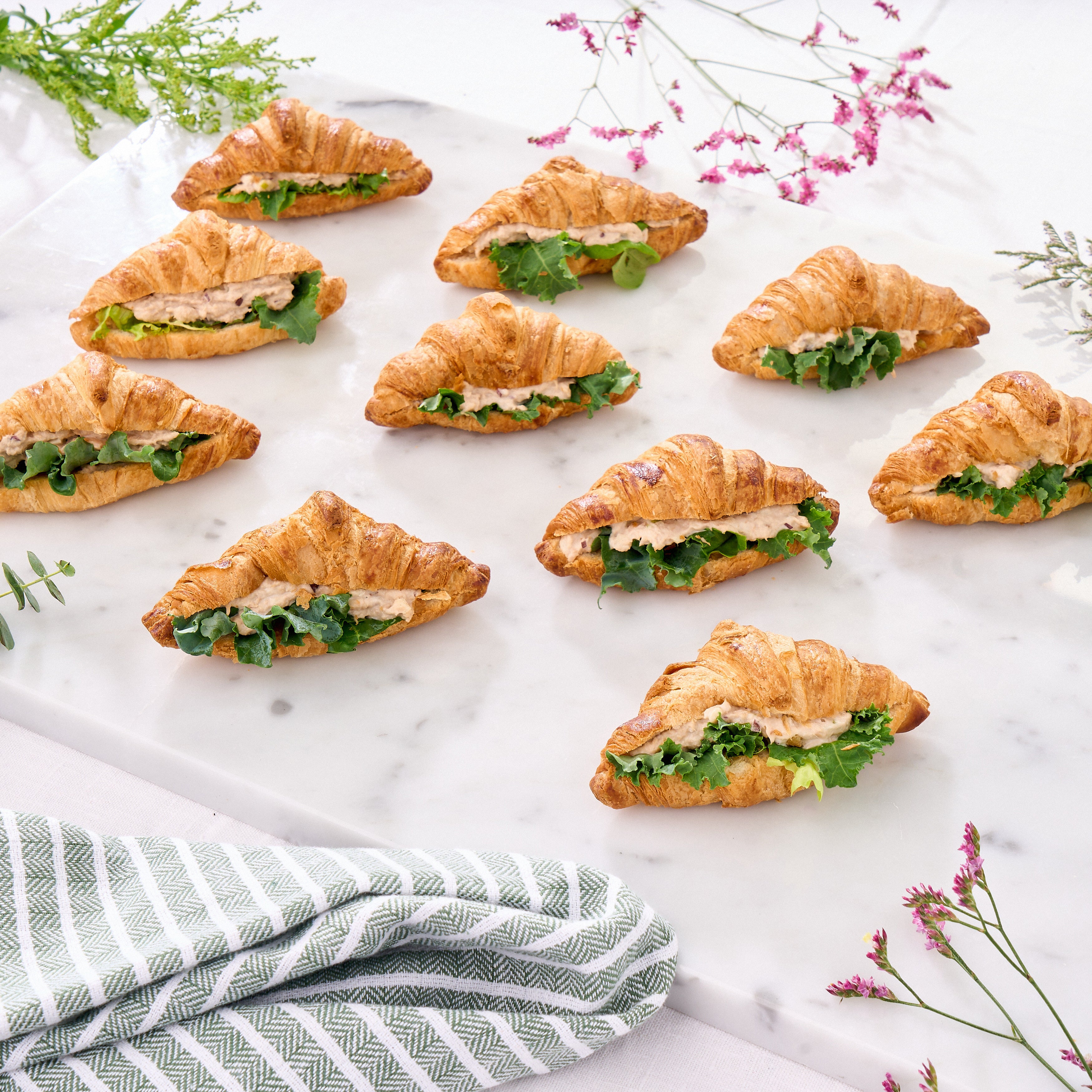 Petite Croissant Sandwiches (Box of 10) – All Things Delicious