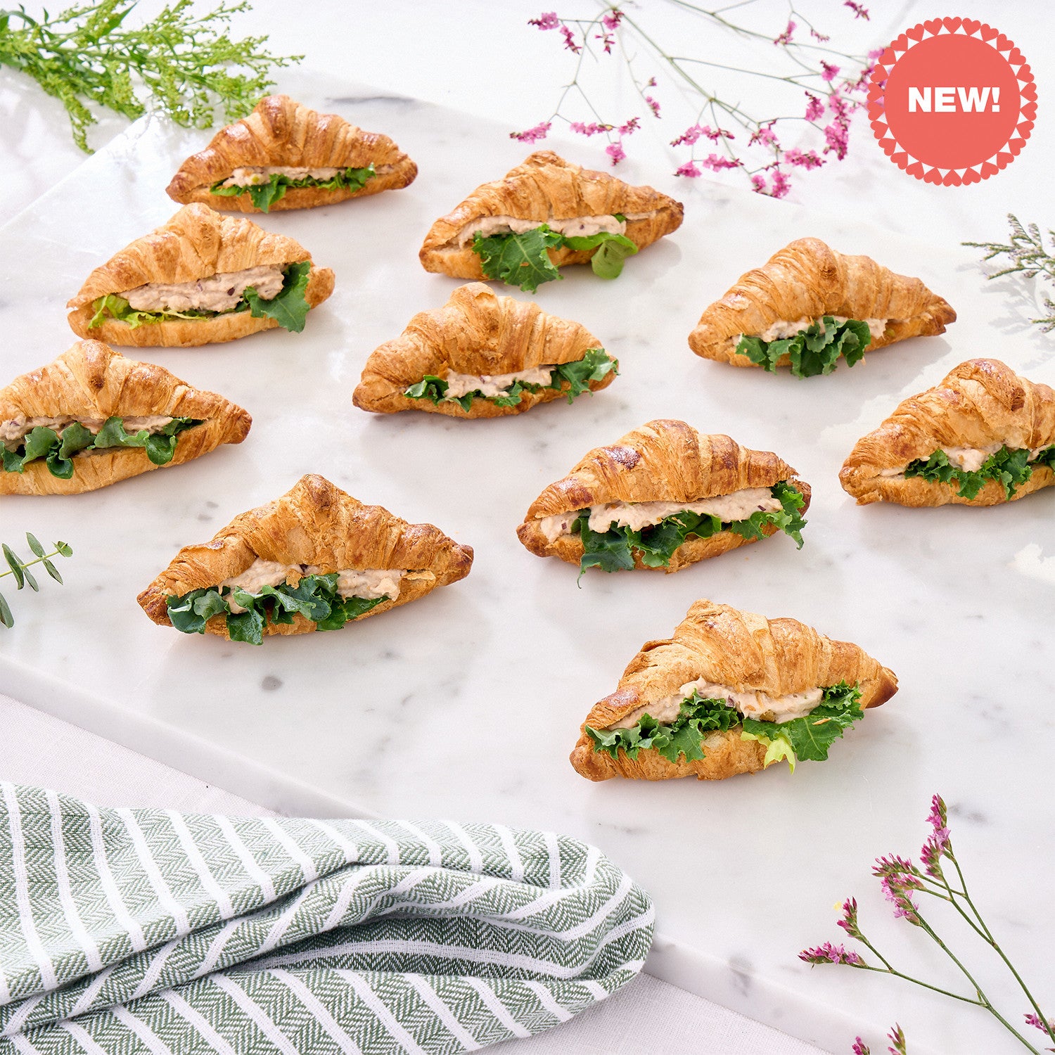 Petite Croissant Sandwiches (Box of 10) – All Things Delicious