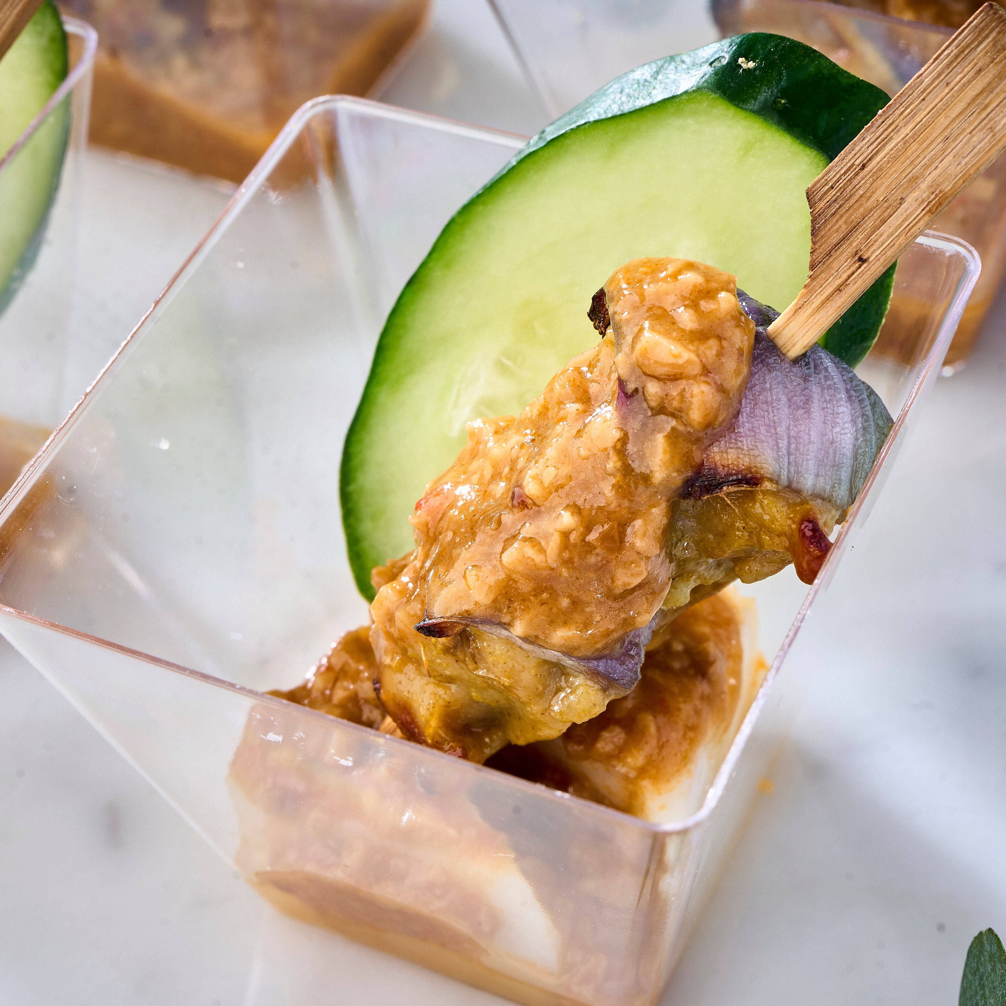 Chicken Satay - in cups (Box of 12) – All Things Delicious