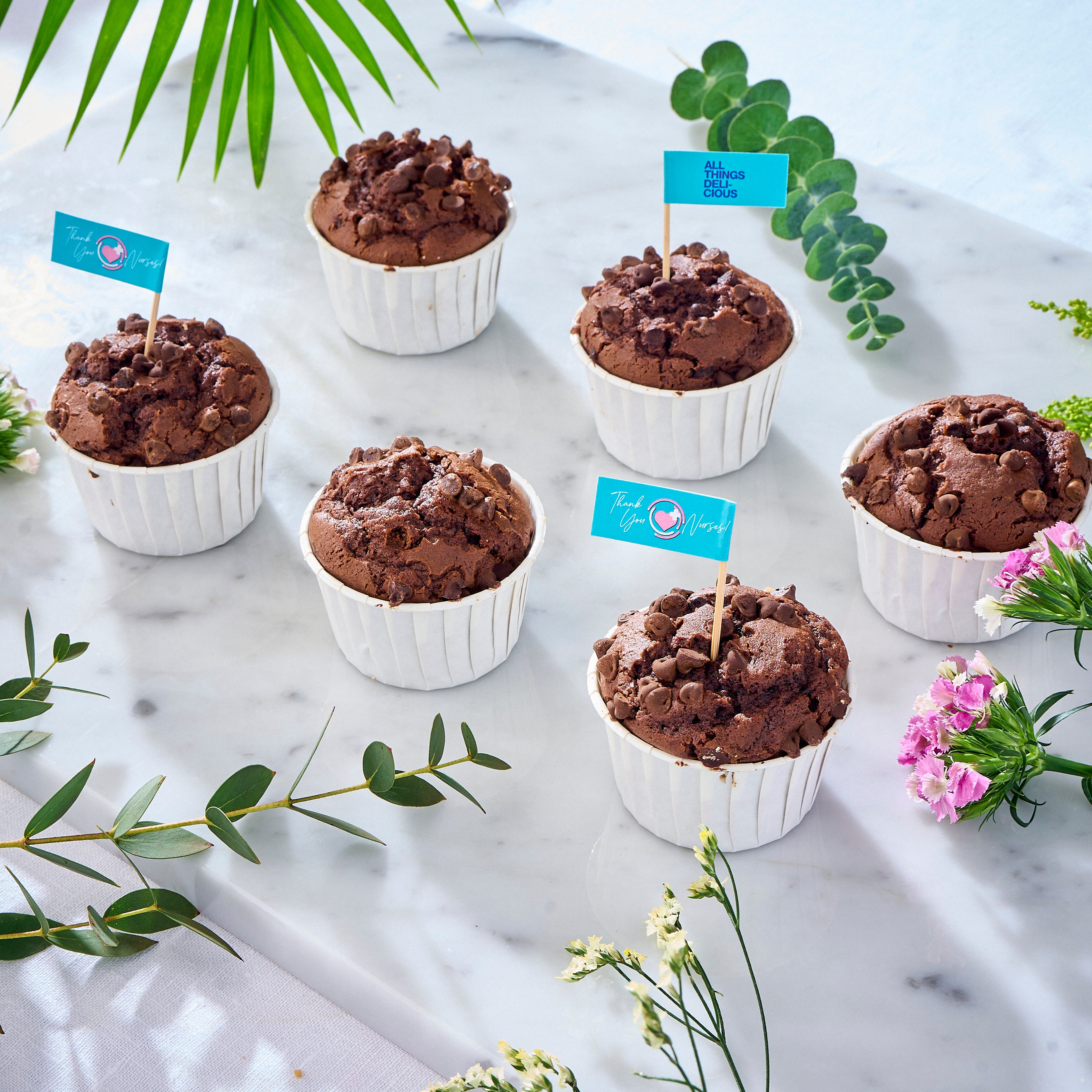 Nurses' Day: Muffins (Box of 6) | Halal Bakery Singapore – All Things ...