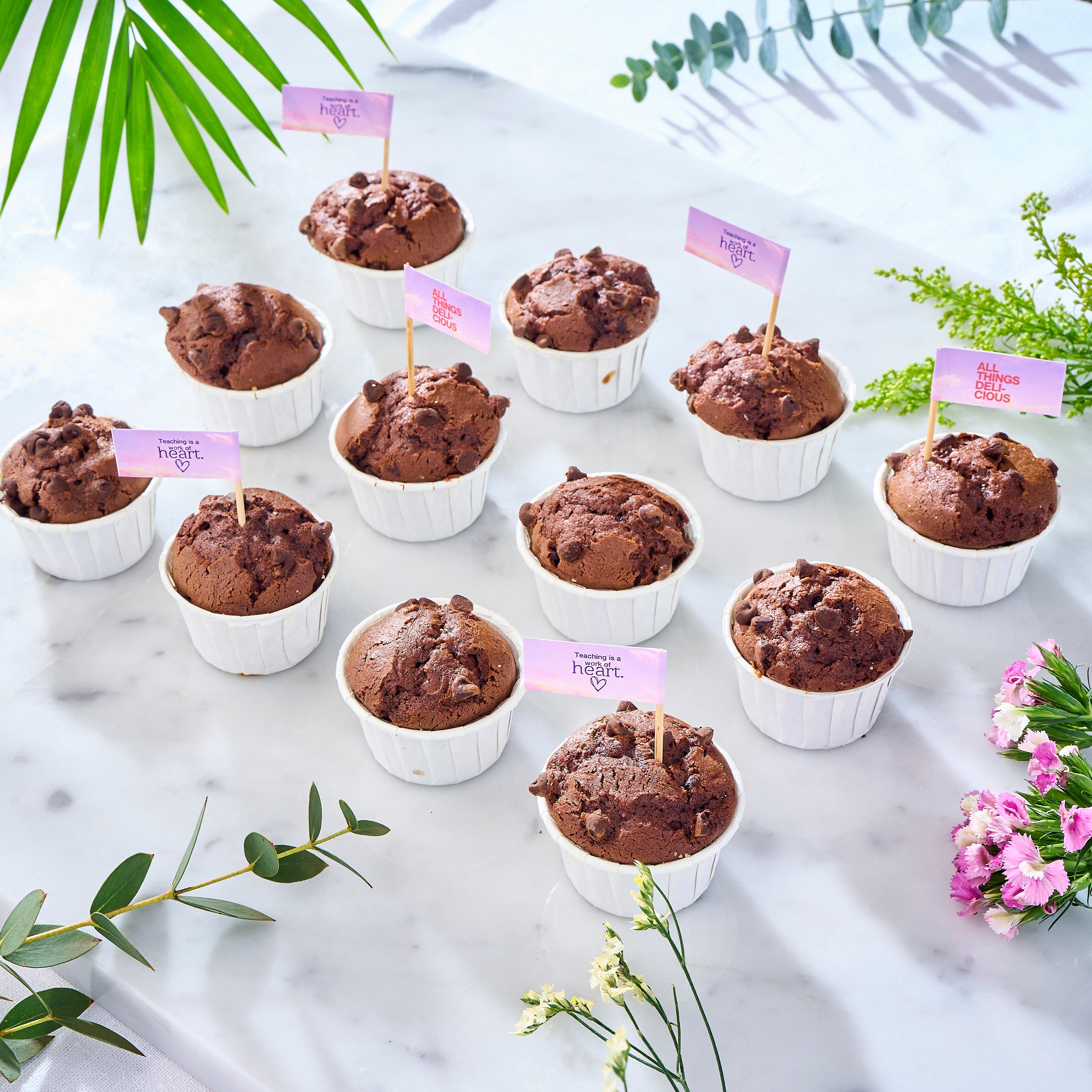 Teachers' Day: Mini Muffins (Box of 12) – All Things Delicious