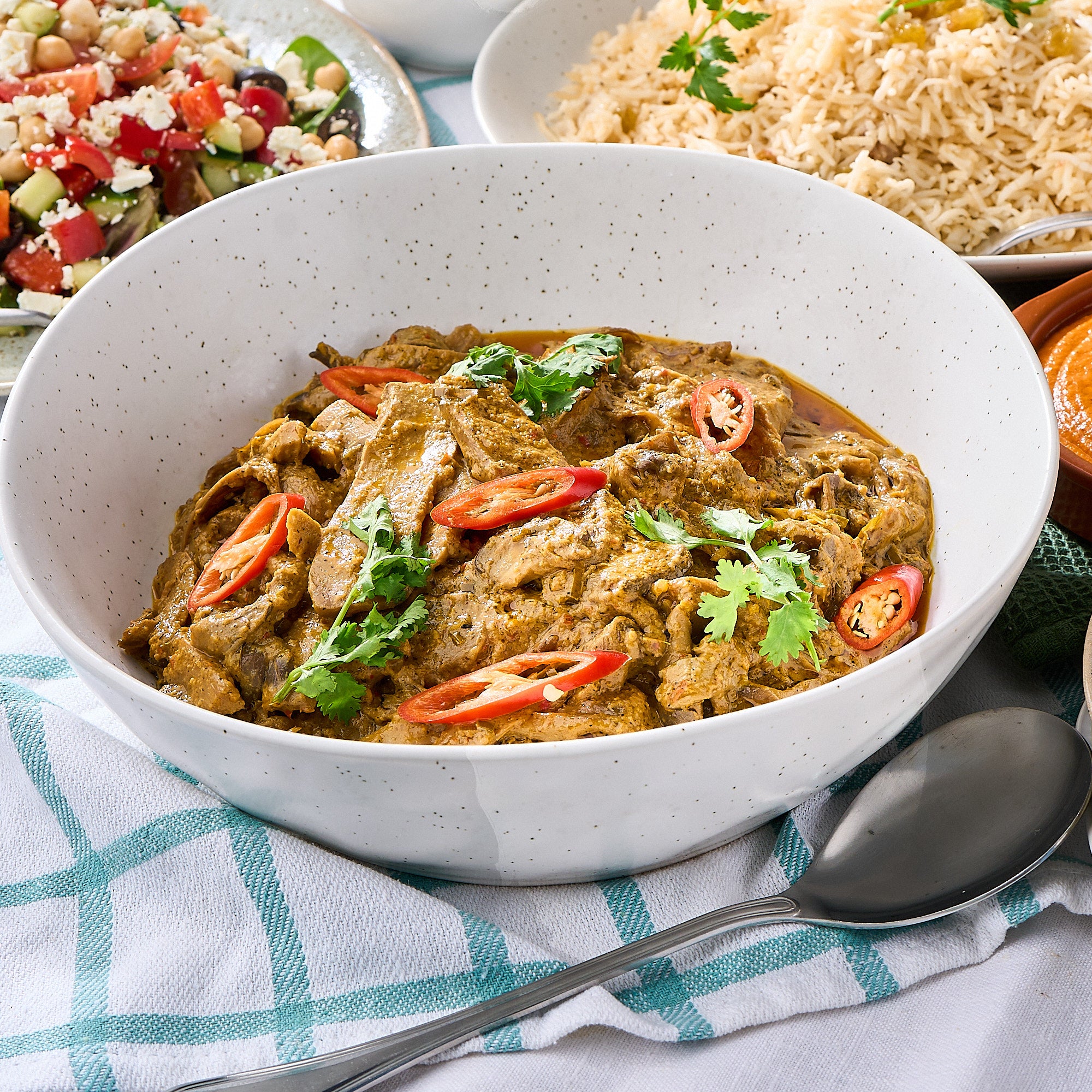 Wild Mushroom Rendang Tray 🌿 | Vegan – All Things Delicious