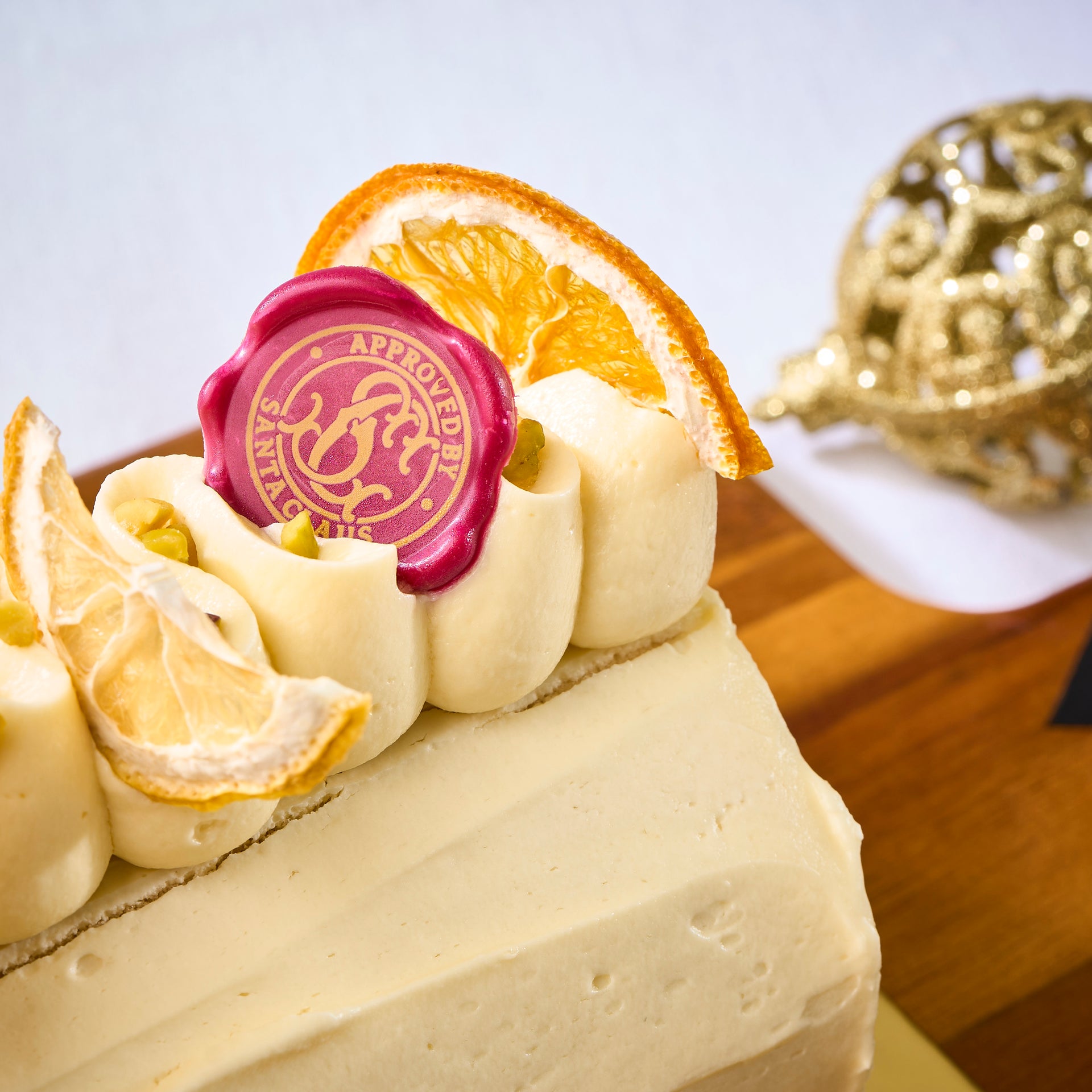 Yuzu Pistachio Log Cake | Halal Bakery Singapore – All Things Delicious