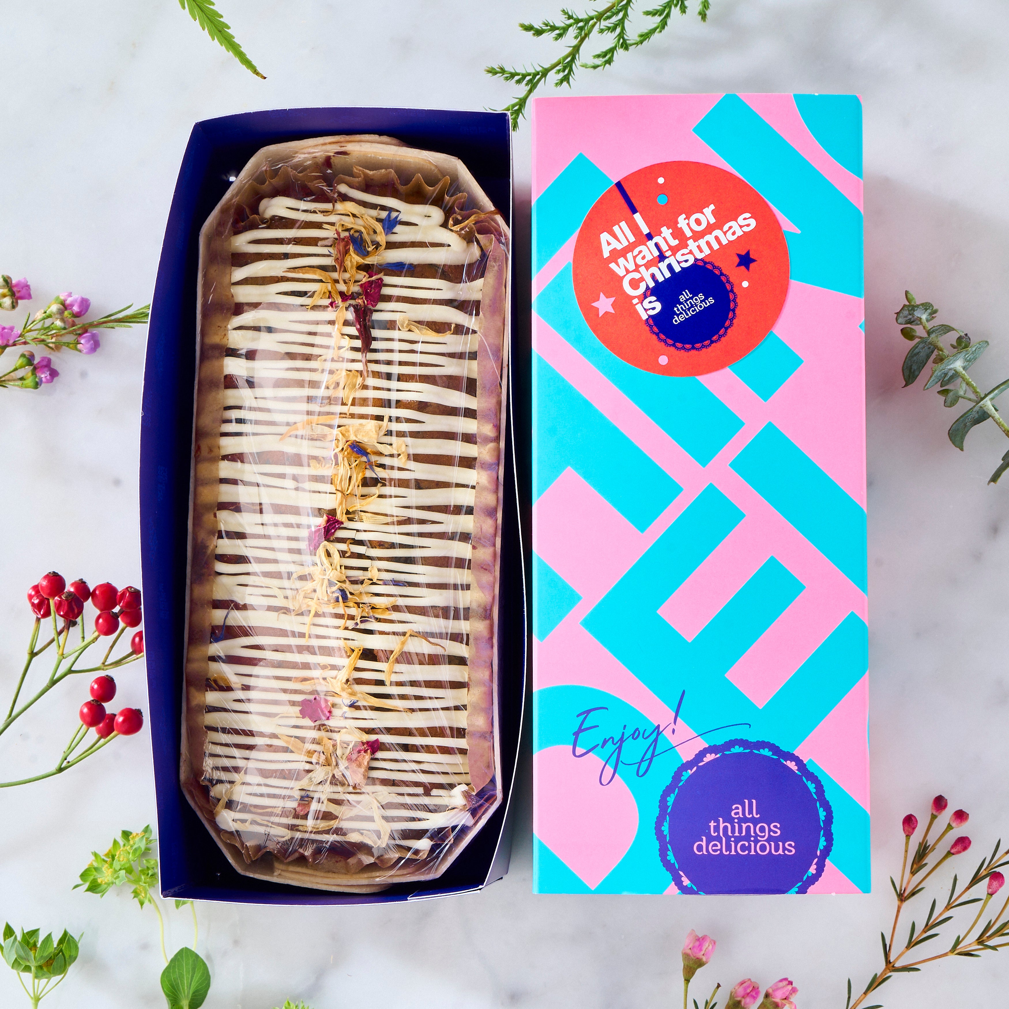 Christmas Fruit Cake Slide Box – All Things Delicious
