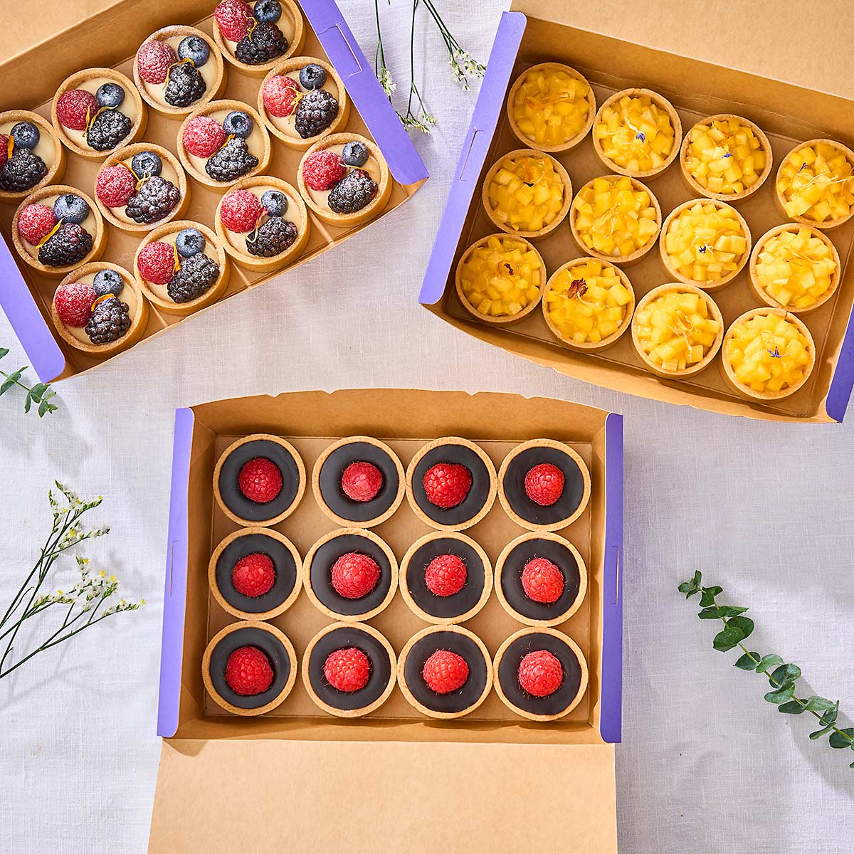 Mini Fruit Tarts (Box of 36) | Halal Catering Singapore – All Things ...