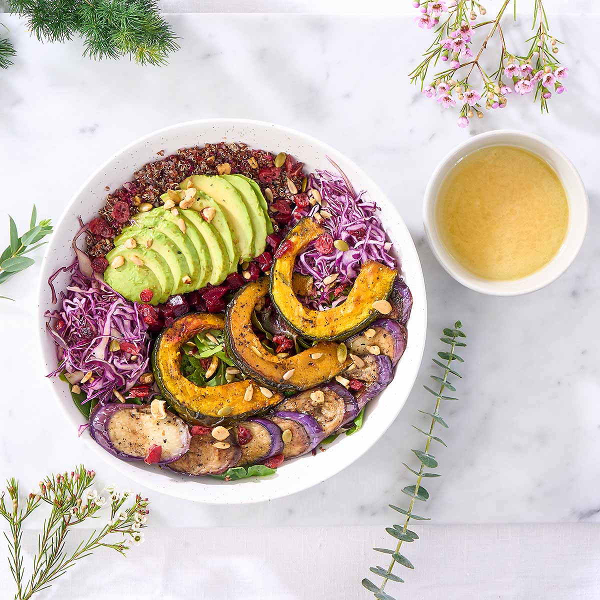 Hearty Quinoa Salad Tray (GF) 🌿 | Vegan – All Things Delicious